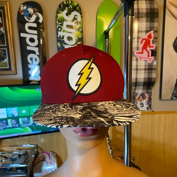Marvel | Accessories | Flash All Over Graphic Bill Ball Cap Adjustable ...